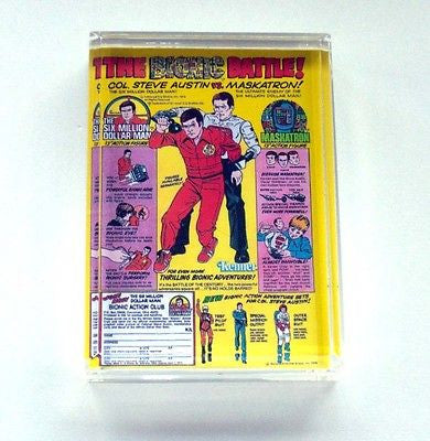 Six Million Dollar Man Bionic Battle Maskatron Mail-In toy offer Paper ...