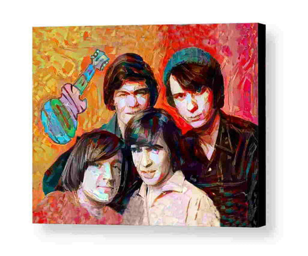 Framed The Monkees Abstract 8.5X11 Art Print Limited Edition w/signed ...