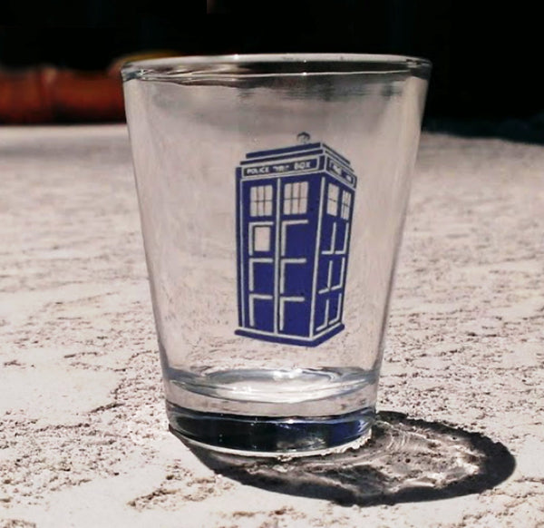 Dr. Doctor Who Tardis Promo Shot Glass LIMITED EDITION – Final Score ...